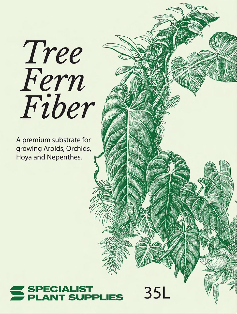 SPS Tree Fern Fiber 35L bags | Grow Vertical